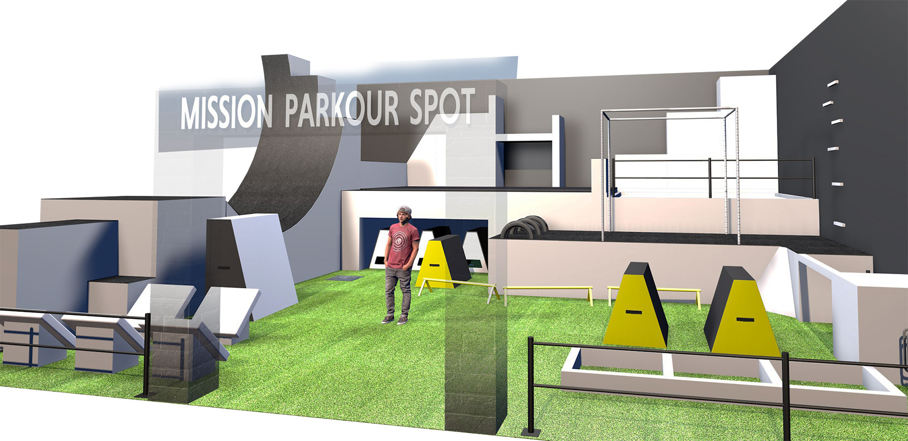 INDOOR PLAN｜MISSION PARKOUR SPOT PLAN - Parkour Design Lab