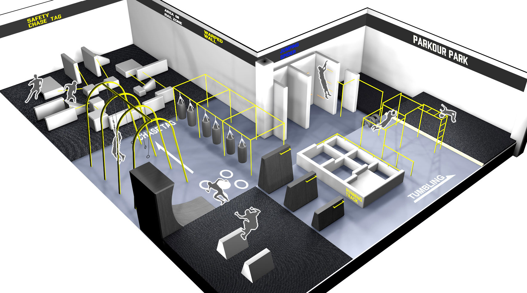 INDOOR PLAN｜PARKOUR PARK INDOOR PLAN - Parkour Design Lab